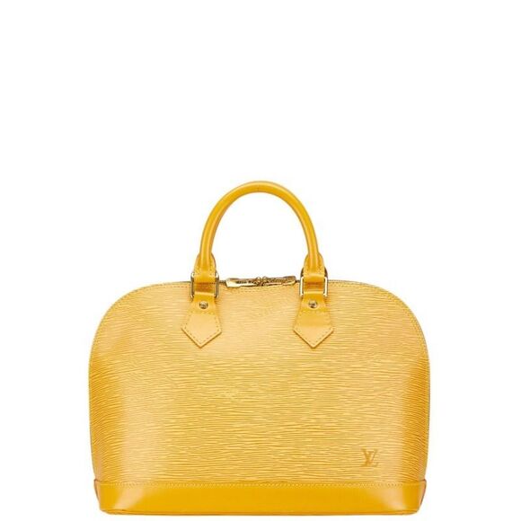 Louis Vuitton | Bags | Pre Loved Louis Vuitton Women Yellow Handbags ...